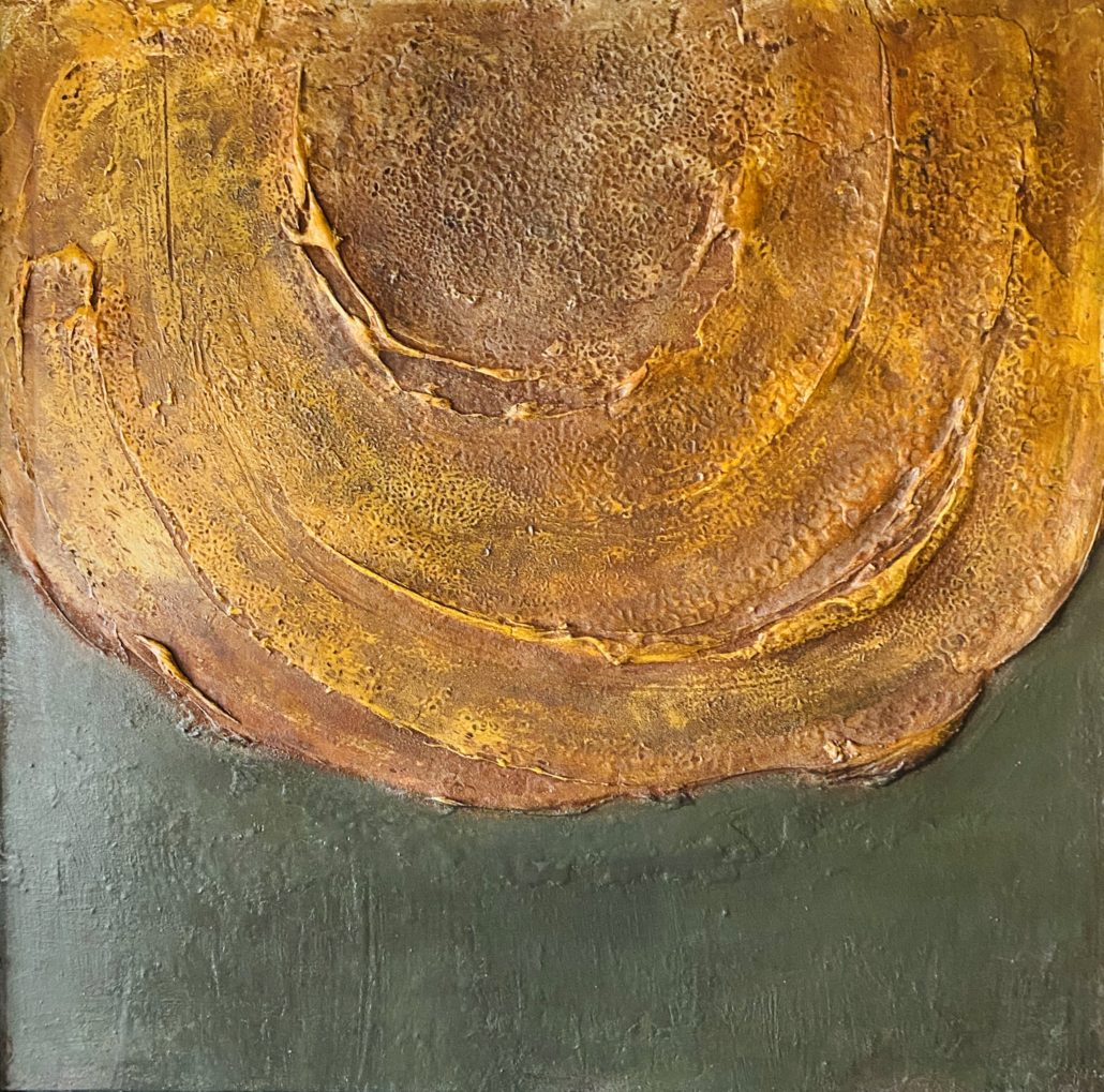 Moon to Celebrate Harvest - The Art of Angela Muller